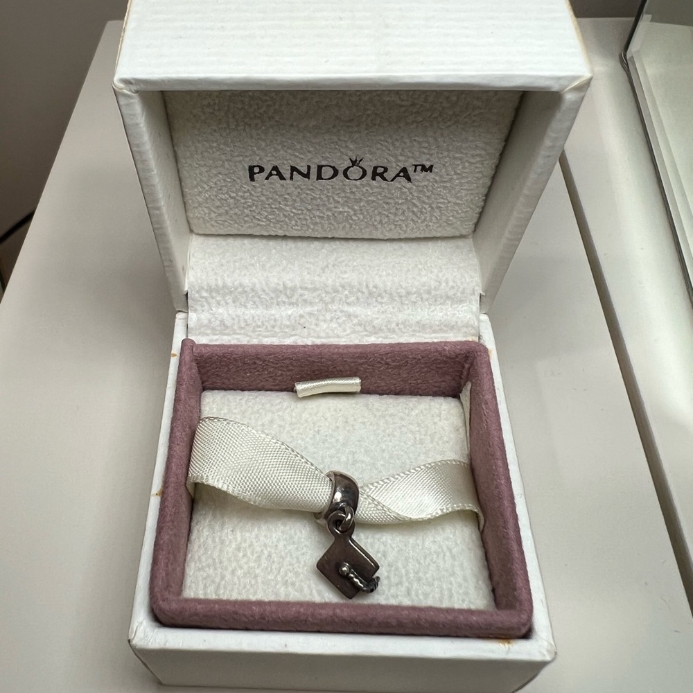 Graduation Cap Pandora Charm - Gem